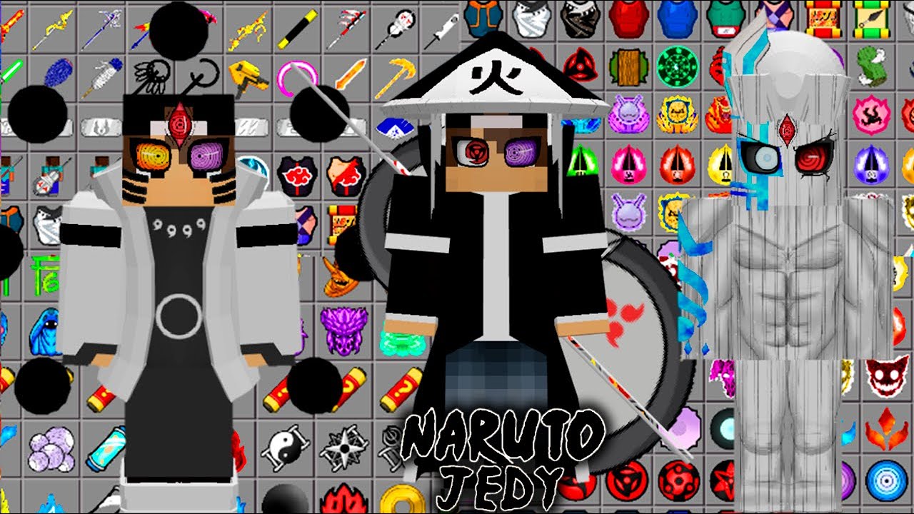 (ATUALIZOU) ADDON DE NARUTO JEDY 7.3 COM MAIS 350 MODOS EM HD PARA MCPE ...
