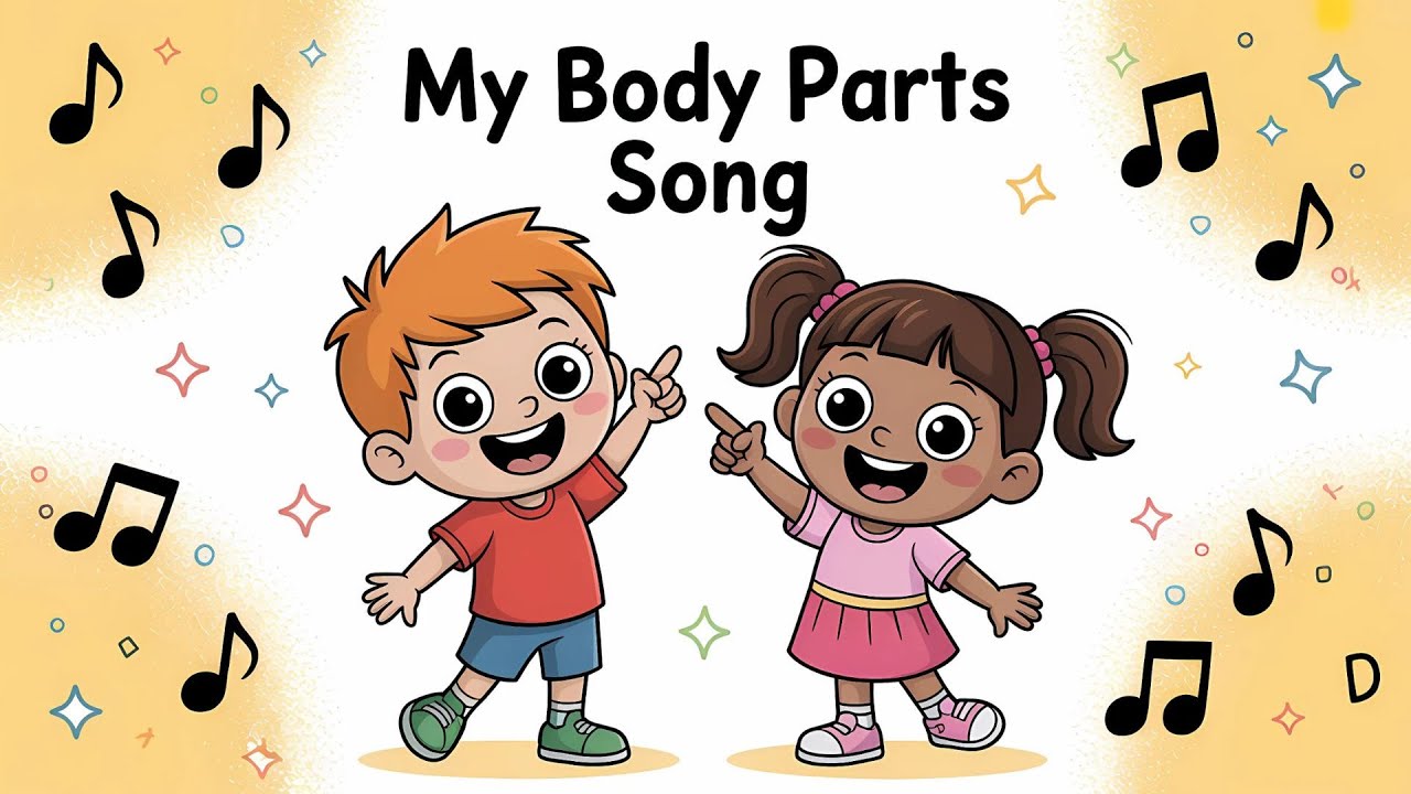 My Body Parts Song | Fun English Song for Kids | Learn Head, Shoulders ...