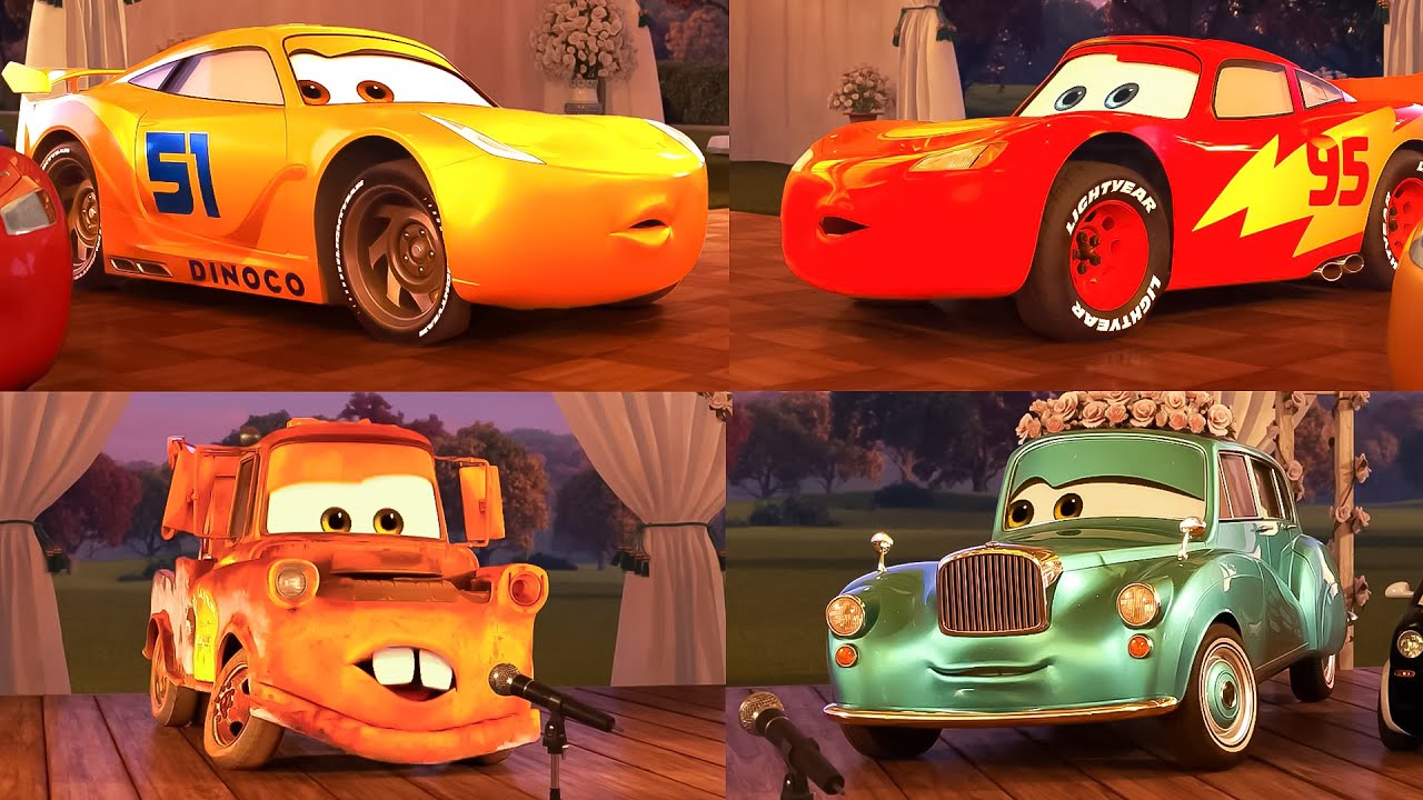 CARS 3 Lightning Mcqueen Learn Colors Cars cartoon FUNNY | Disney Pixar ...