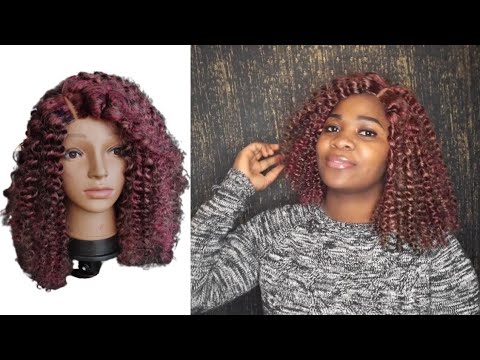 DIY: curly crochet wig using expression braiding hair /How to curly ...