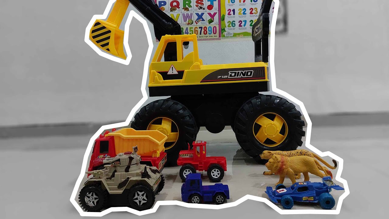 Bermain Mobil Mobilan, Excavator, Mobil balap, mobil biru,traktor ...