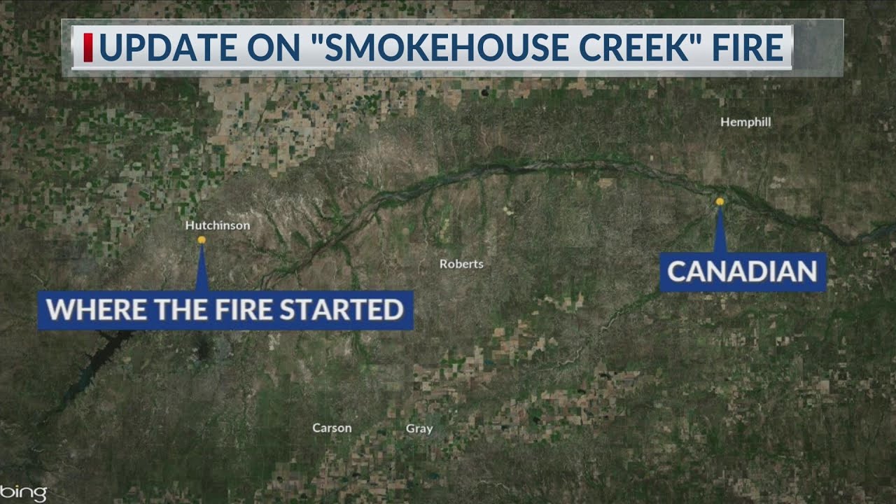 'Smokehouse Creek' Fire in Hutchison County burns 250,000 acres, 0% ...