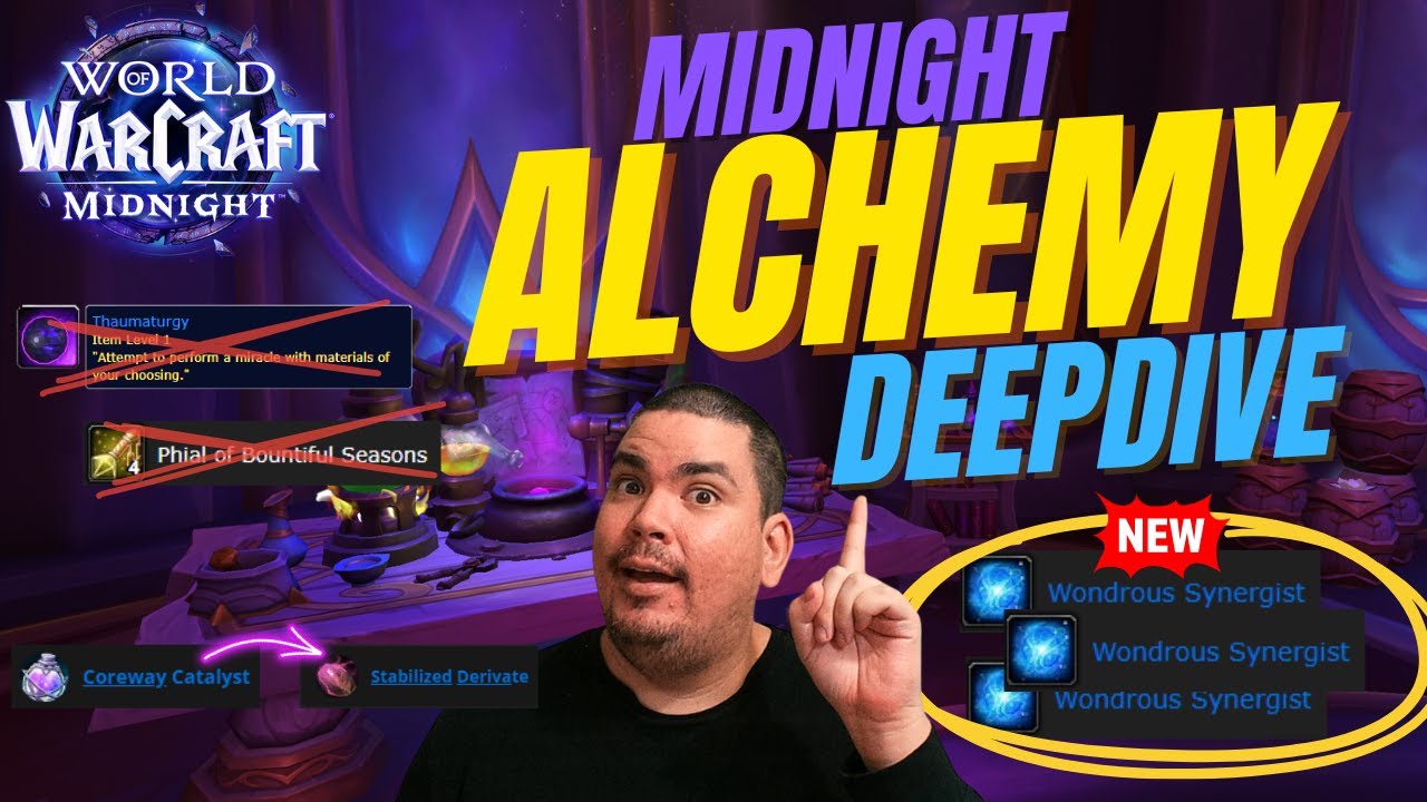 Midnight Alchemy Deep Dive (Alpha) – Changes, Transmutes & Gold - YouTube