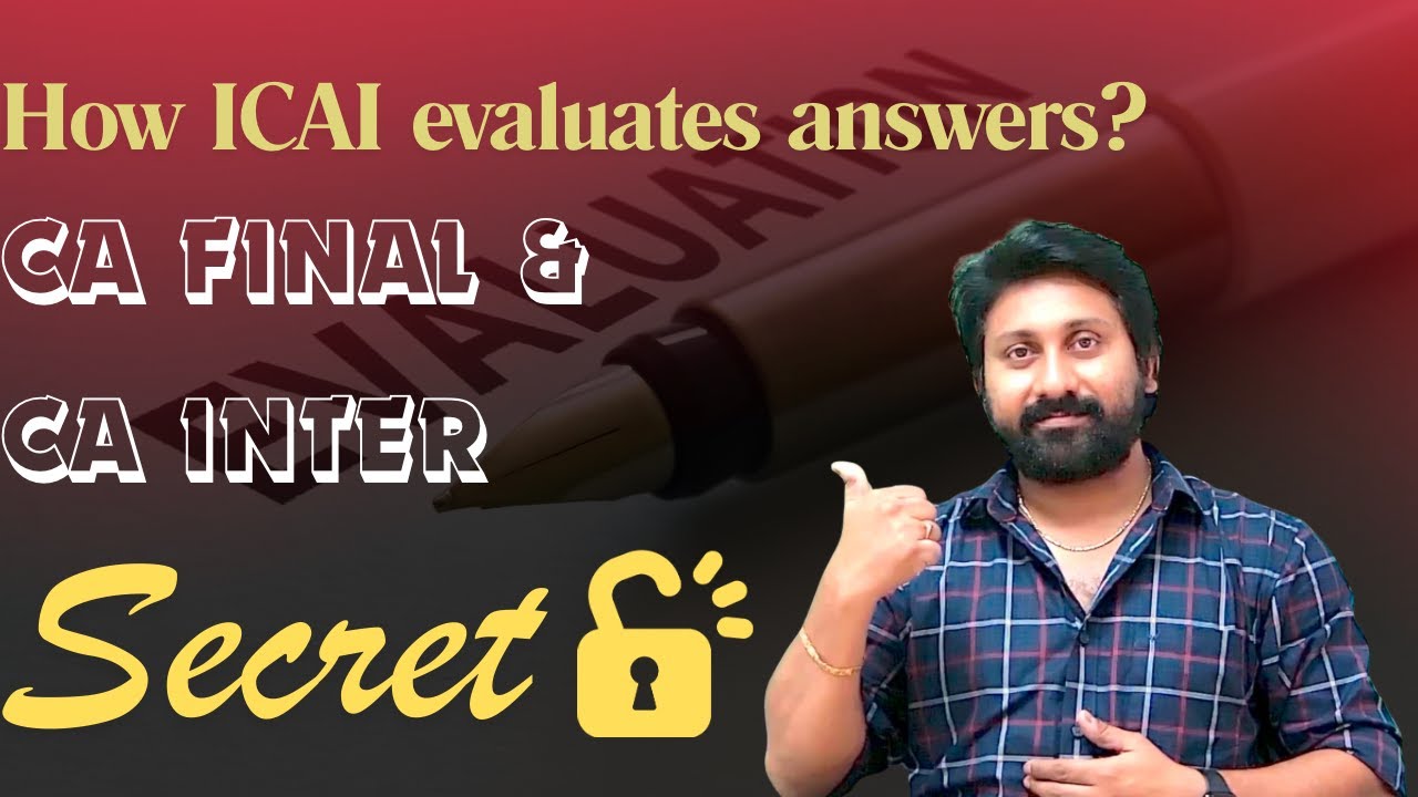 ICAI UNIQUE EVALUATION METHOD - QUICK RESULTS - EVERY CA STUDENT NEED ...