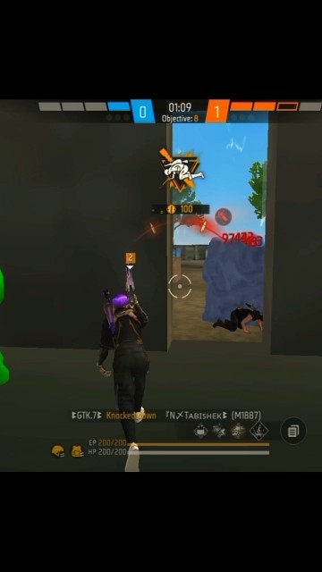 gtk gamer 1 Vs 3 game play short video 💀☠️ - YouTube