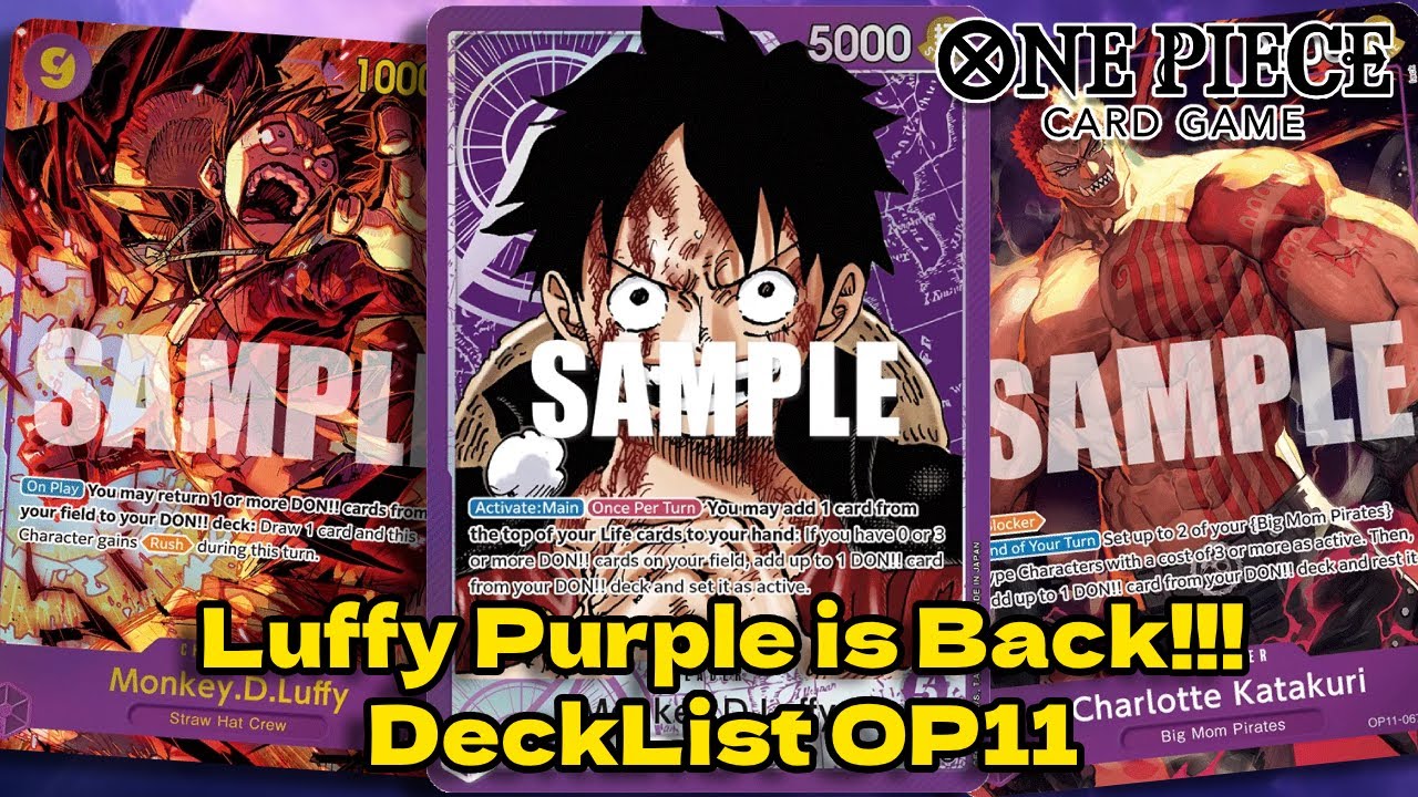 Pluffy OP11 Decklist - Luffy Purple is back!!! - OP11 Meta Decks - One ...