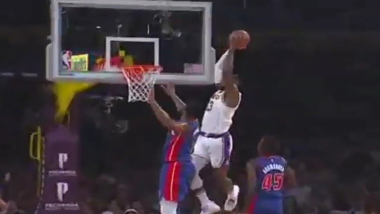 LeBron James MONSTER DUNK | 2020 NBA Season - YouTube