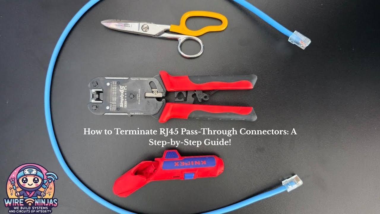 How to Terminate an RJ45 — Ethernet Crimping Tutorial (Cat6) - YouTube