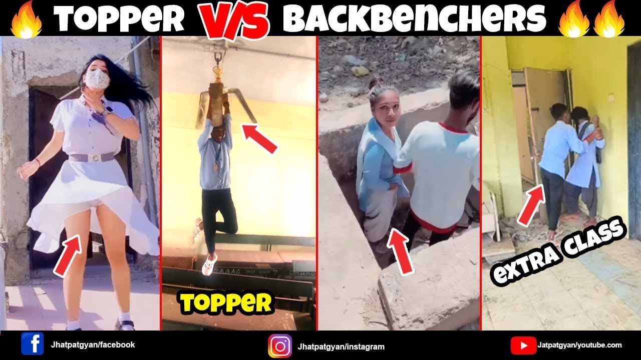 Topper Vs Backbencher 😂 TOPPER VS BACKBENCHERS MEMES (try not to Laugh ...