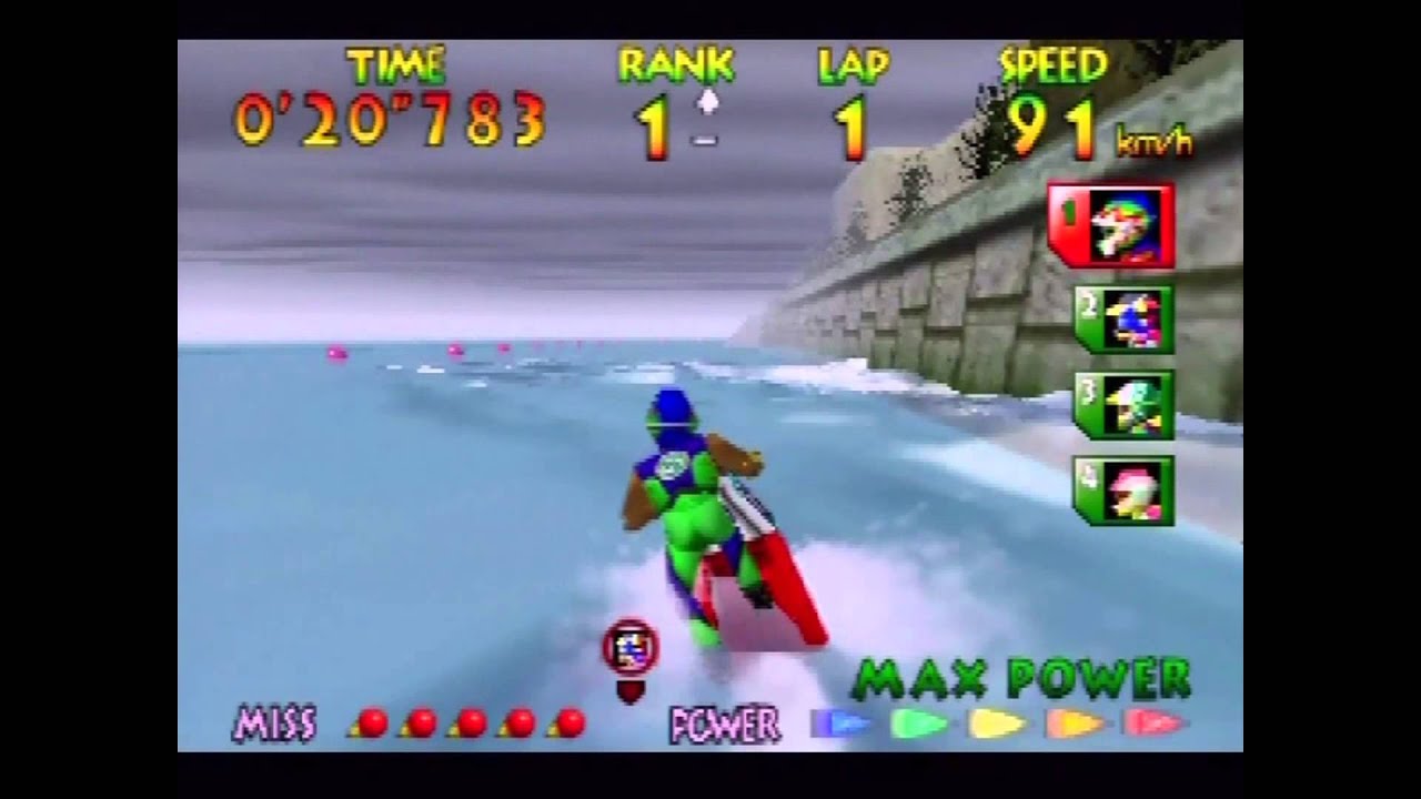 Wave Race 64 - Expert Championship (Actual N64 Capture) - YouTube