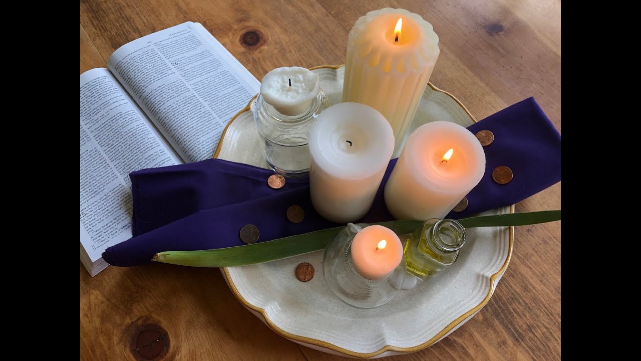 Holy Week Centerpiece - Wednesday - YouTube