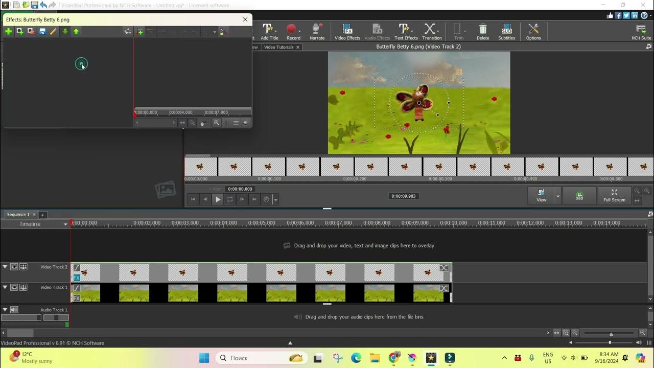 How To Animate The Transparency In VideoPad | Animation With VideoPad | Let`s Do Tech ...