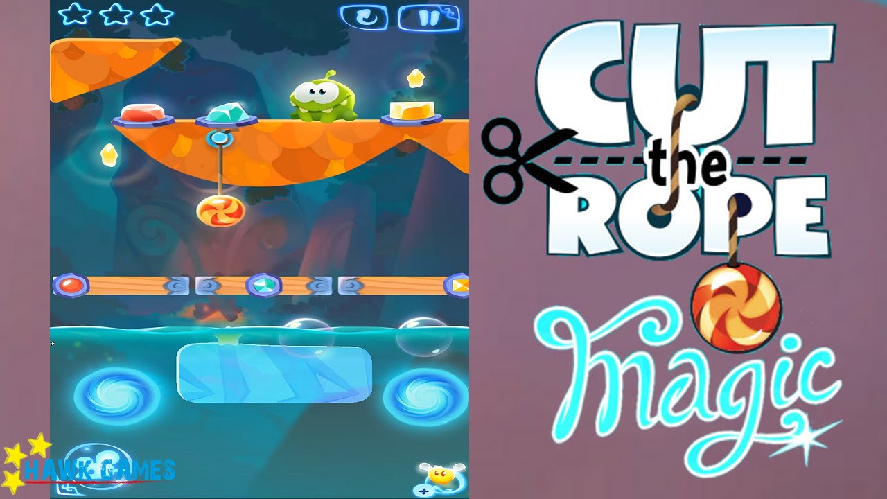 Cut the Rope: Magic - Daily Challenge #56 [3 stars, 1 star, 2 stars ...