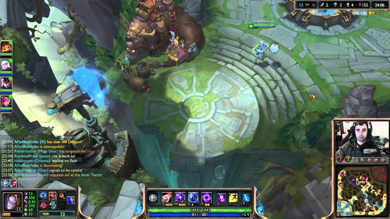LoL Season 5 Placement Game 5 - Orianna Mid - League Of Legends - YouTube