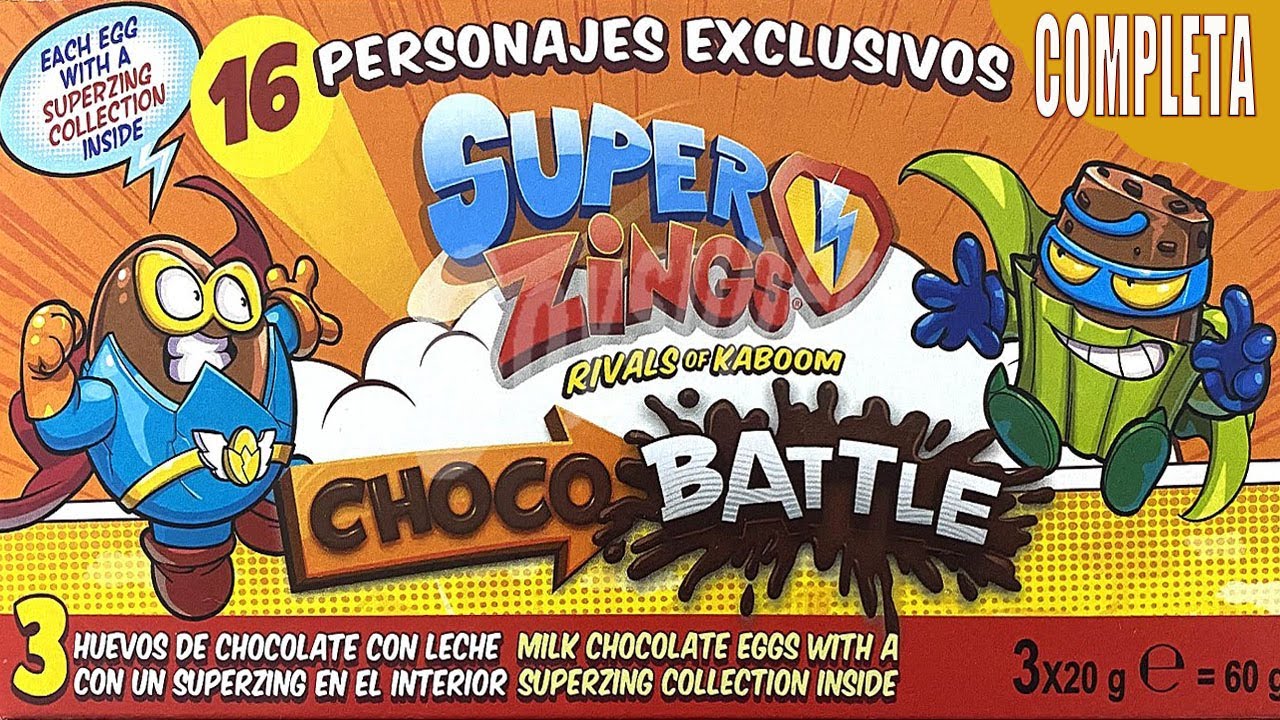 Colección COMPLETA Superthings Choco Battle | Huevos Sorpresa de ...