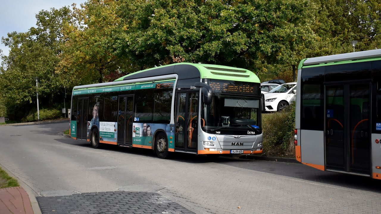 [Sound] Bus MAN A37 Lion's City NL253 Hybrid von ÜSTRA Hannoversche ...