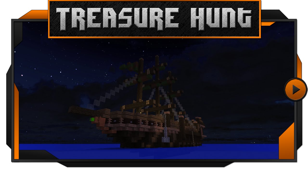 Minecraft - Treasure Hunt Playthrough [Adventure] - YouTube