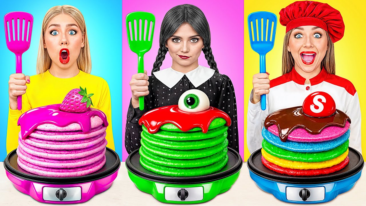 Wednesday vs Büyükanne Yemek Yapma Mücadelesi | Çılgın Meydan Okuma ...