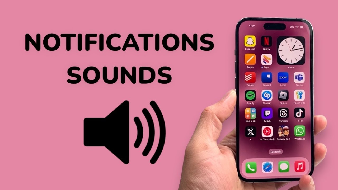How To Change iPhone Notifications Sounds! - YouTube