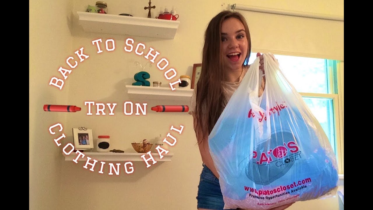 Back To School Clothing Haul/Try On Haul - YouTube