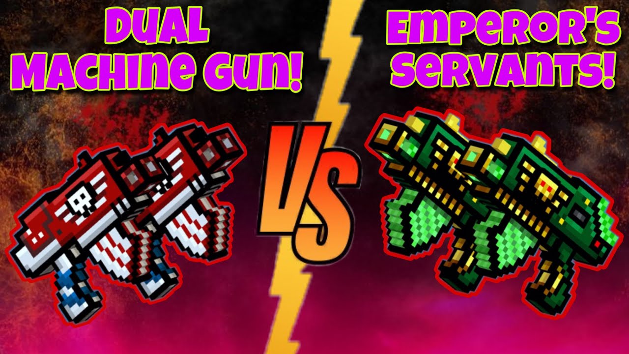 Dual Machine Gun VS Emperor’s Servants - Pixel Gun 3D (Which Gun Is ...