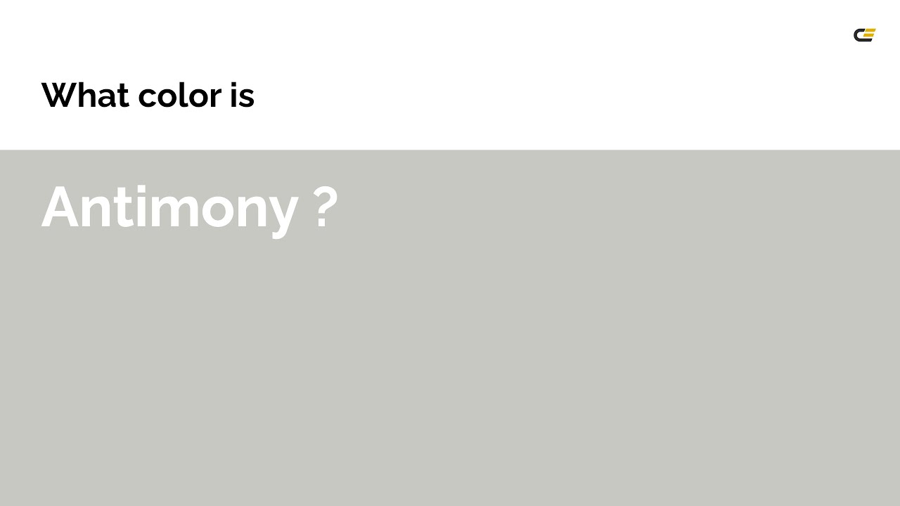 Antimony color #c7c8c1 hex color - Grey color - Cool color c7c8c1 - YouTube