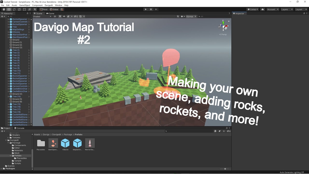 Davigo Map Tutorial #2: Creating your own scene and adding objects ...