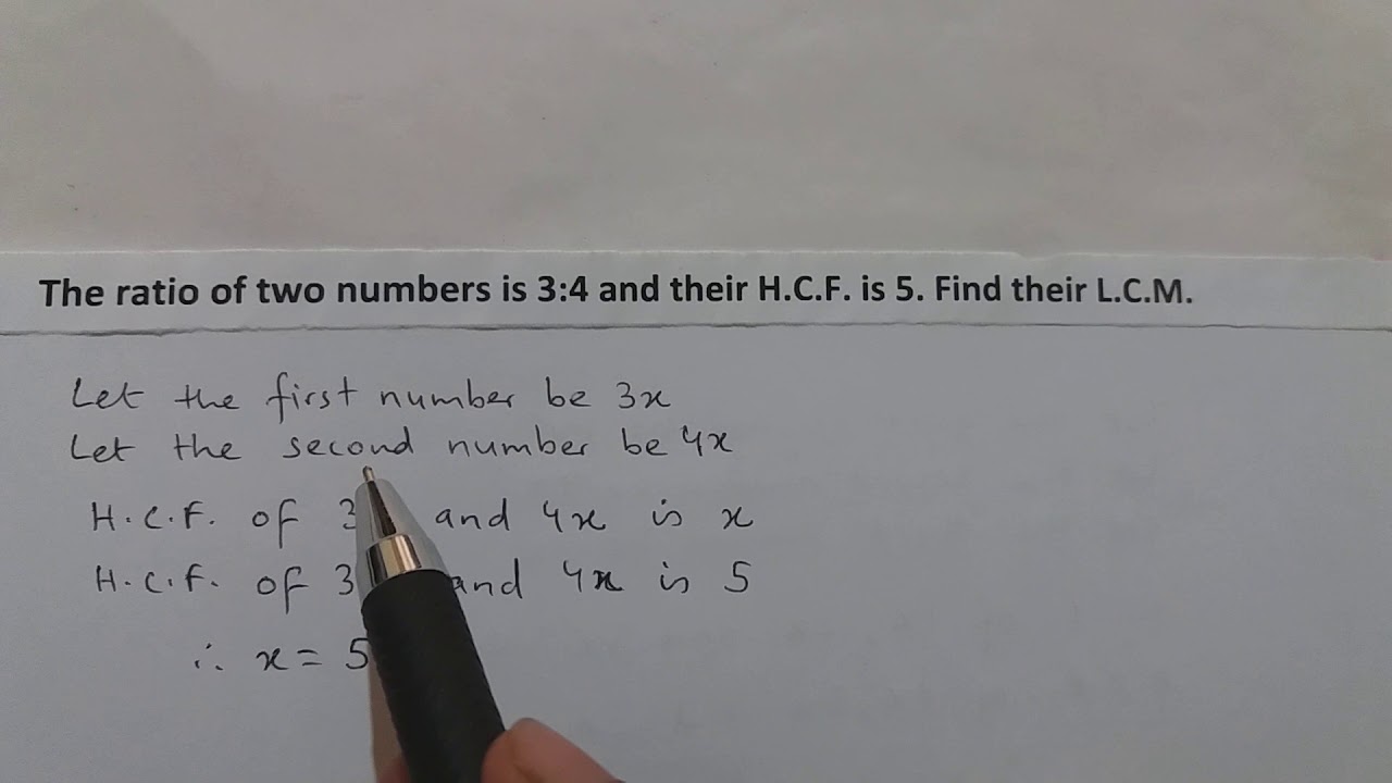 Video 81: LCM HCF Word Question - YouTube