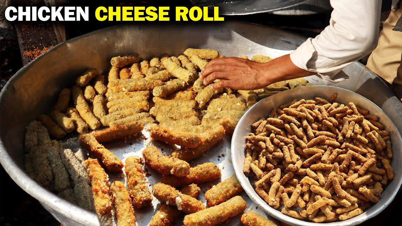 Bhatiyara ka Shahi Chicken Roll | Best Chicken Cheese Roll for Parties ...