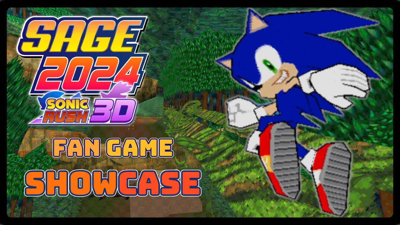 Fan Game Showcase - Sonic Rush 3D Remake! (SAGE Demos) w/Facecam - YouTube