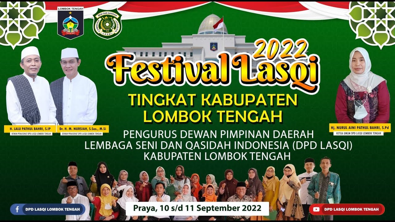 Festival Lasqi 2022 Tingkat Kabupaten Lombok Tengah - YouTube