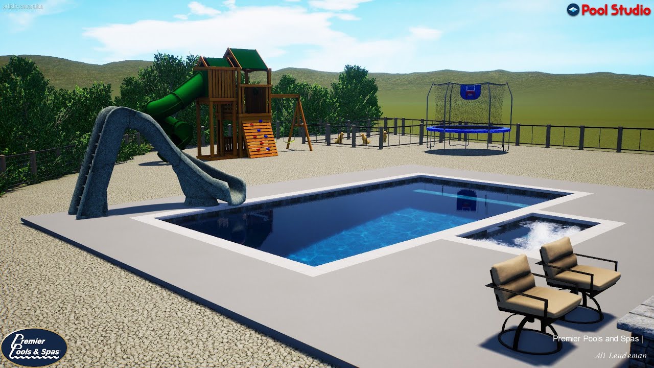 Luedeman family pool design Premier Pools Austin - YouTube