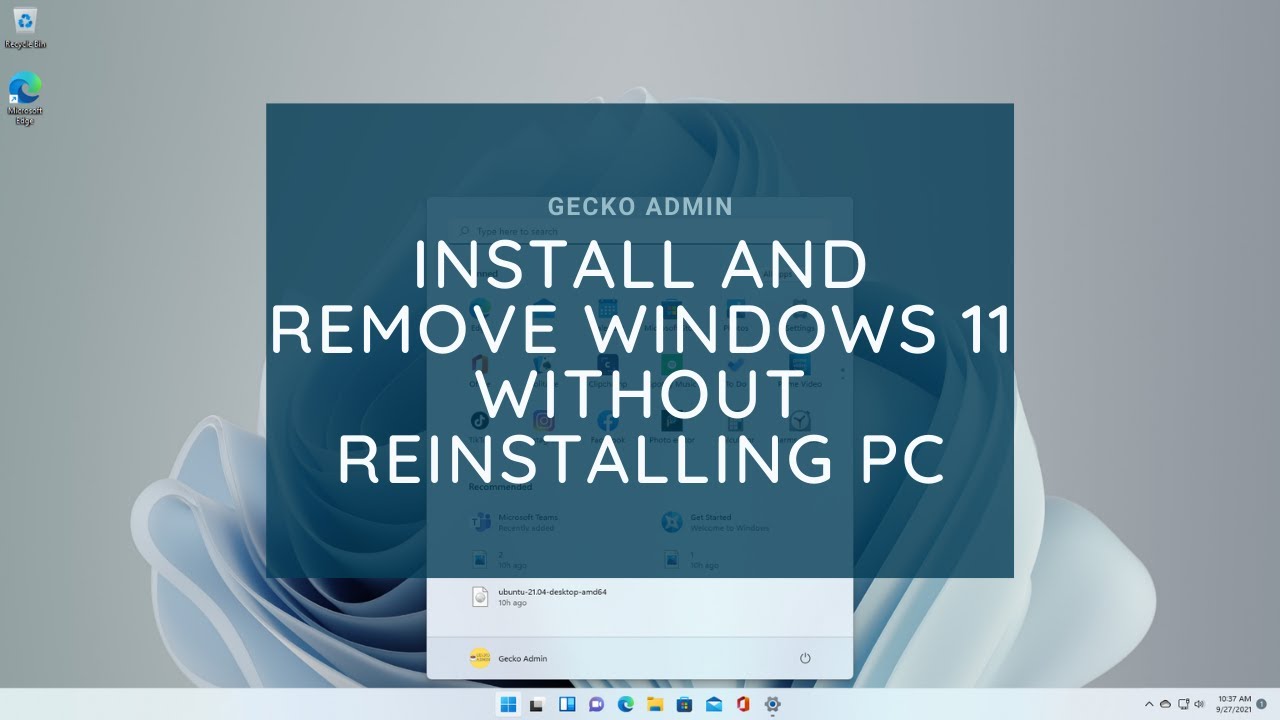 Windows 11: Install And Remove From Windows 10 Without Reinstalling ...