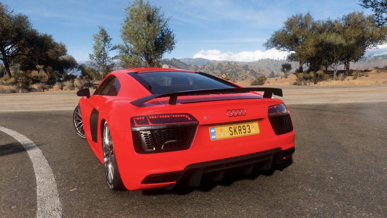 Twin Turbo Audi R8 V10 Plus || Forza Horizon 5 | Thrustmaster TX ...
