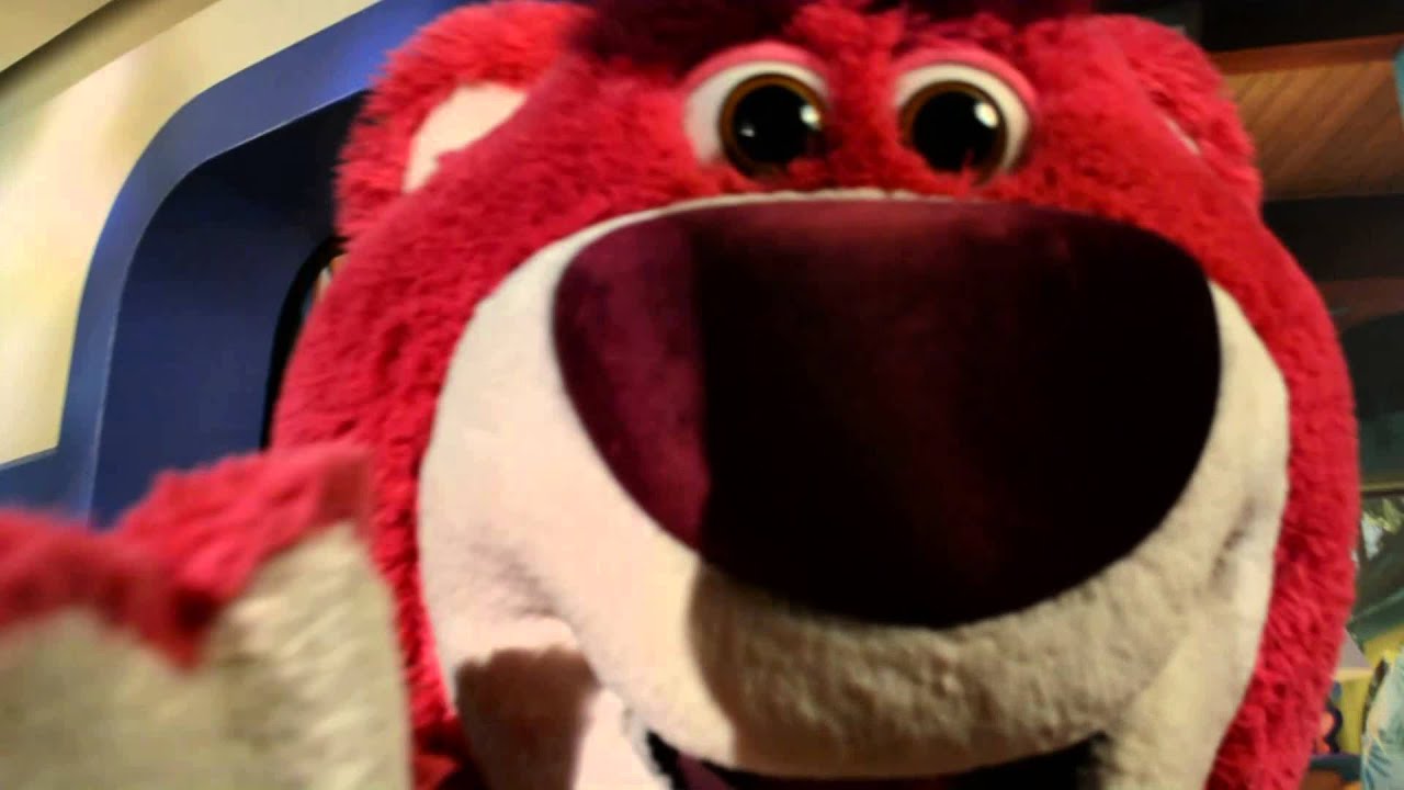 Disney World Magic Kingdom Meeting Lotso from Toy Story - YouTube
