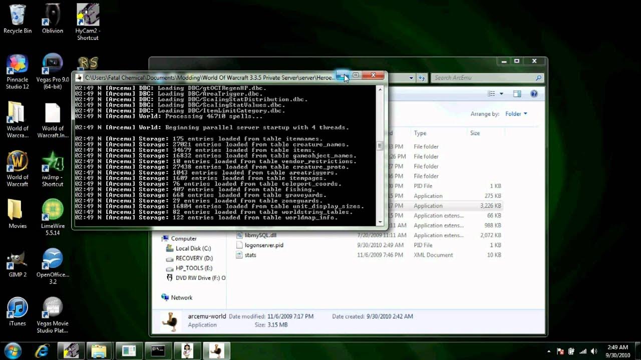 How To Make A World Of Warcraft 3.3.5 Funserver Private Server Easy! (arcemu) - YouTube