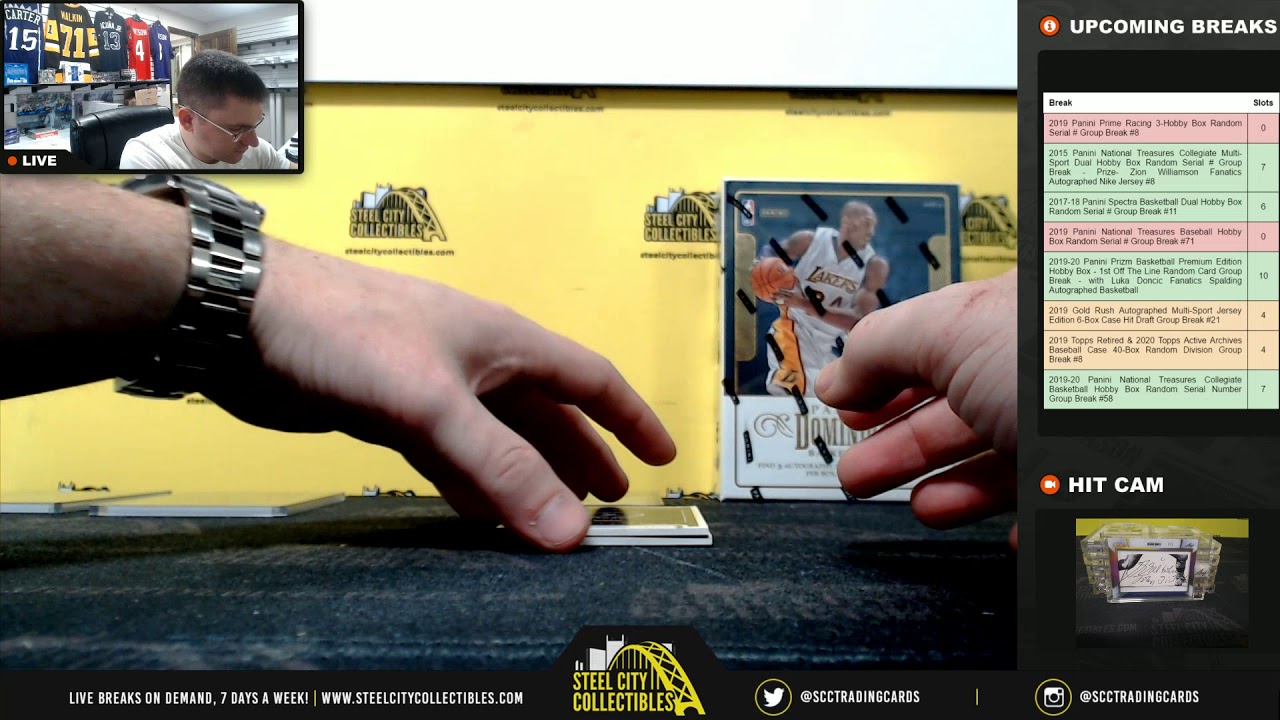 2017-18 Panini Dominion Basketball Hobby DUAL Box Random Serial # Group ...