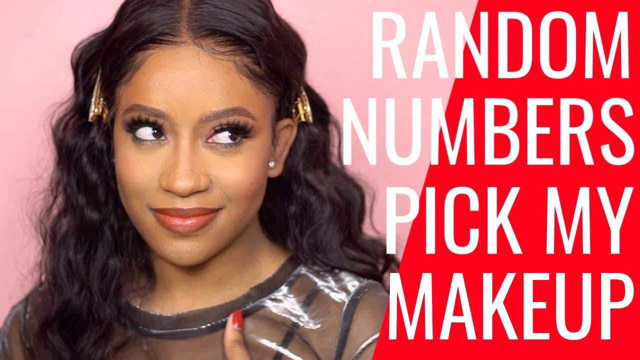 Random Numbers Pick My Makeup - YouTube