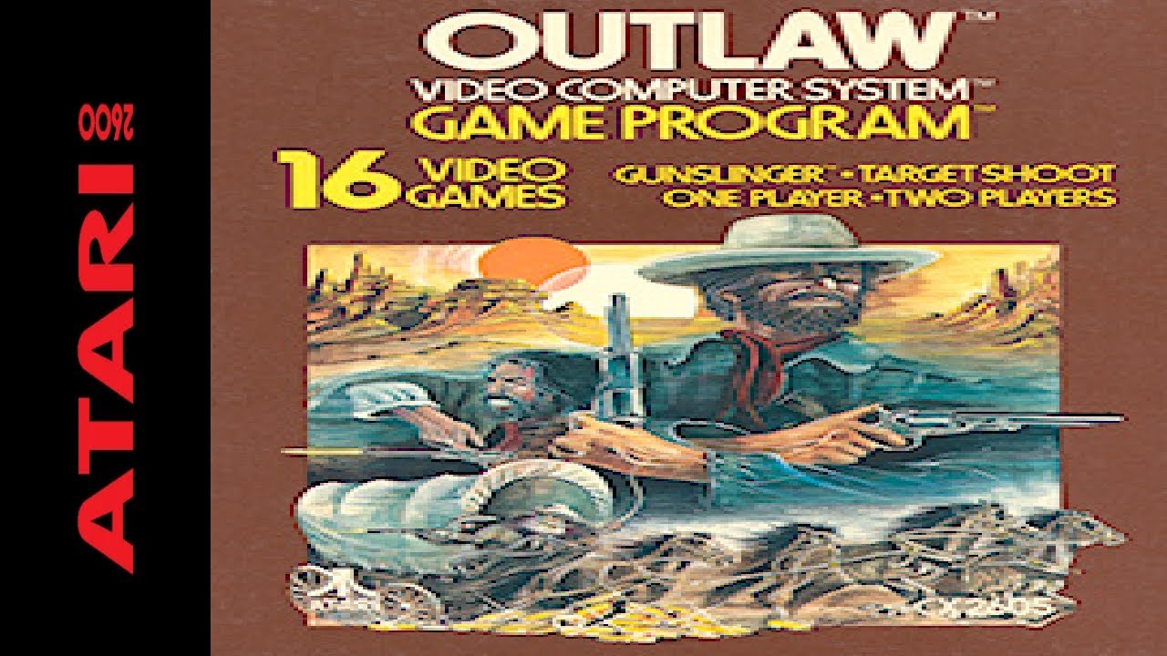 Full Playthrough [1101] Atari 2600 [98] Outlaw - YouTube