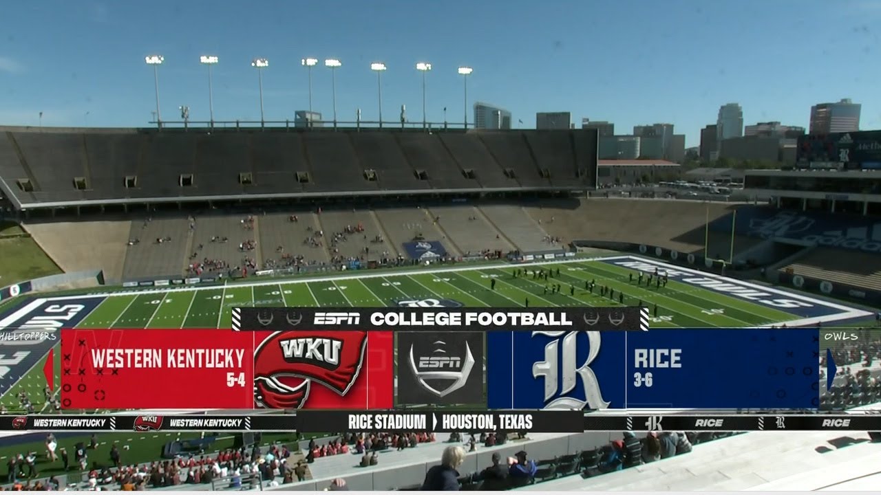 2021-11-13 Western Kentucky @ Rice - YouTube