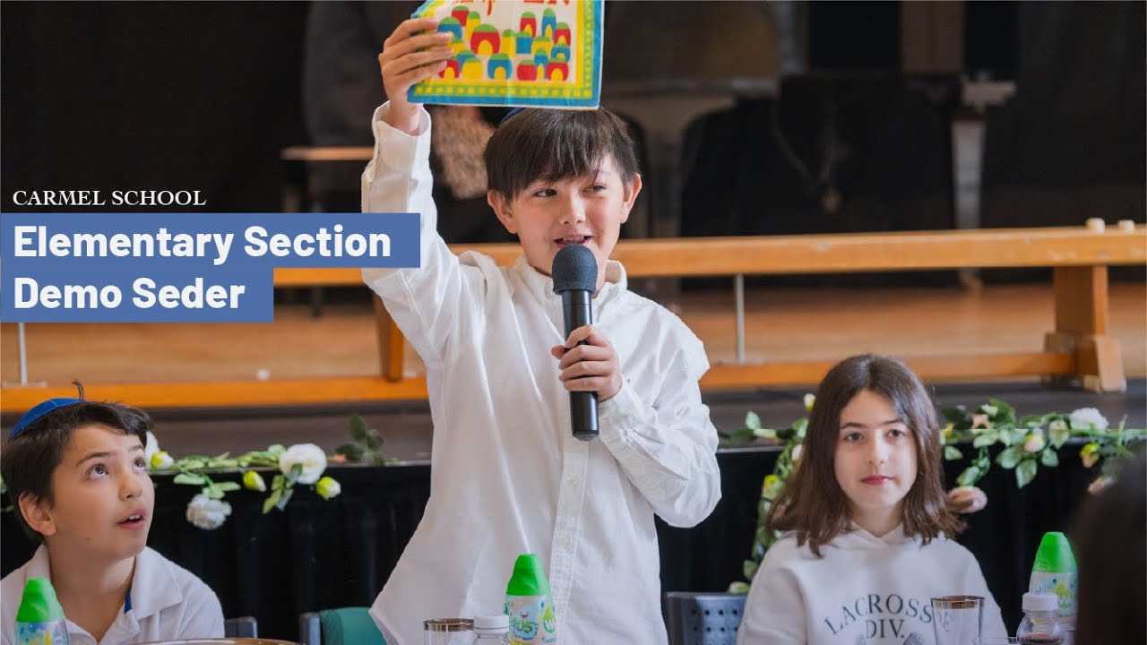 Elementary Section Passover Seder | Carmel School Hong Kong - YouTube