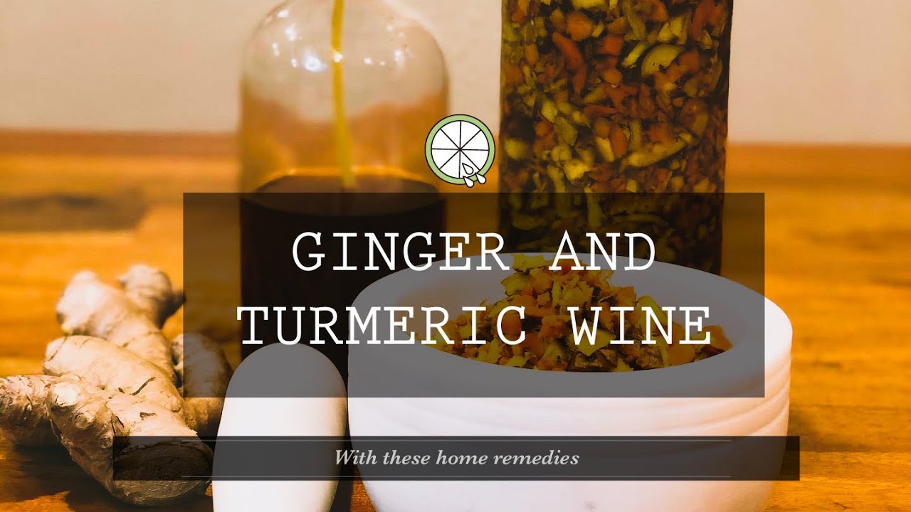Cách làm Rượu Gừng Nghệ_dùng sau khi sanh/How to make Ginger and ...