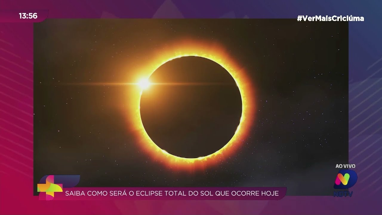 Eclipse total do sol: Criciúma relembra o fenômeno histórico de 1994