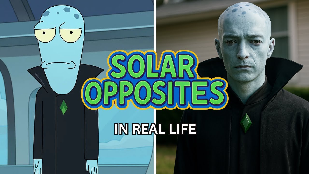 SOLAR OPPOSITES in Real Life - YouTube