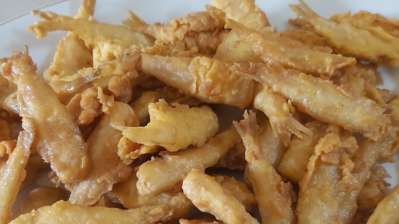 RESEP IKAN TERI BASAH GORENG TEPUNG - YouTube