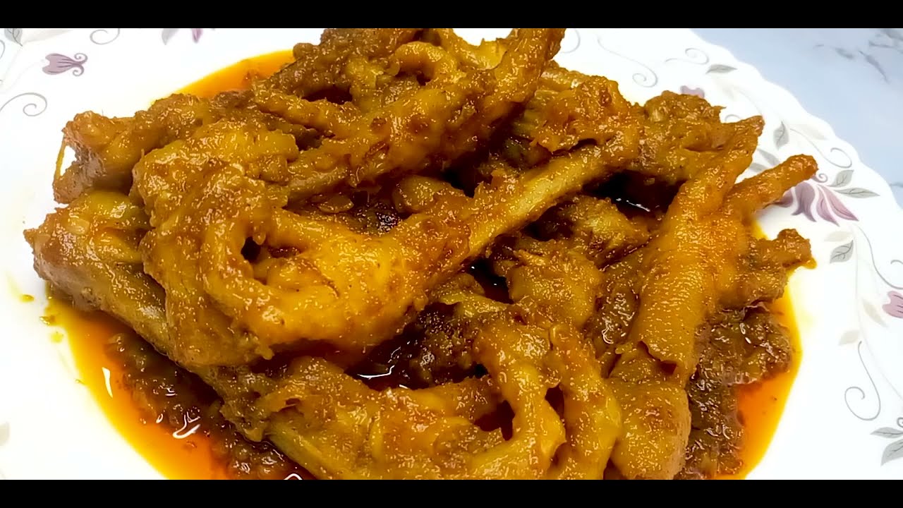 #মুরগির পা রান্নার রেসিপি #Chicken Leg Recipe #Murgir pa rannar recipe ...