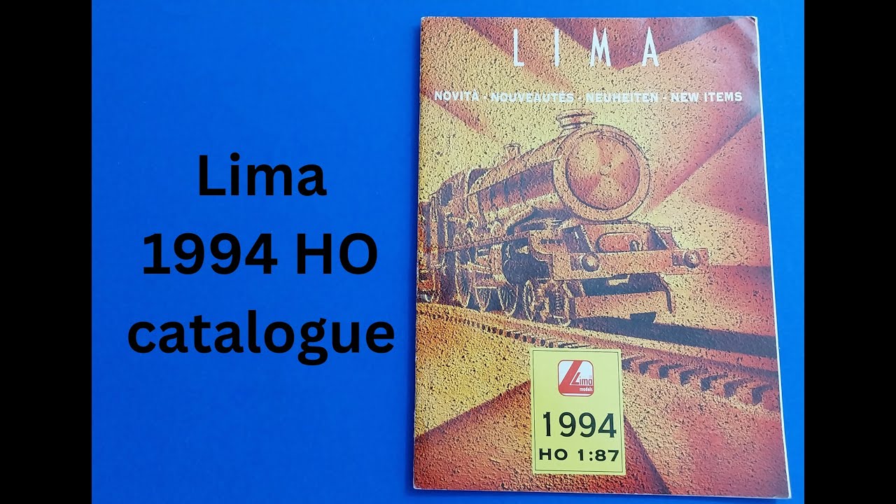 Lima model railways HO catalogue 1994 full look through from Mangley ...