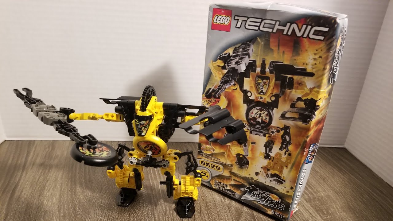 (Classic) Lego Technic Throwbots Blaster: 8523 | Stop Action Build ...