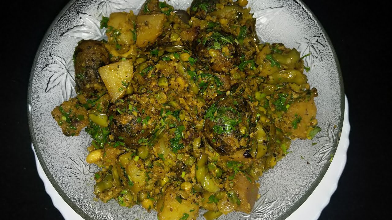Undhiyu | ઉંધિયું | Surati Undhiyu | Winter Special | Recipe in ...
