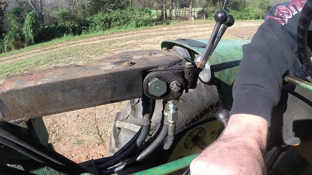 1968 John Deere Power Shift Loader Replumb: Part 6 - YouTube